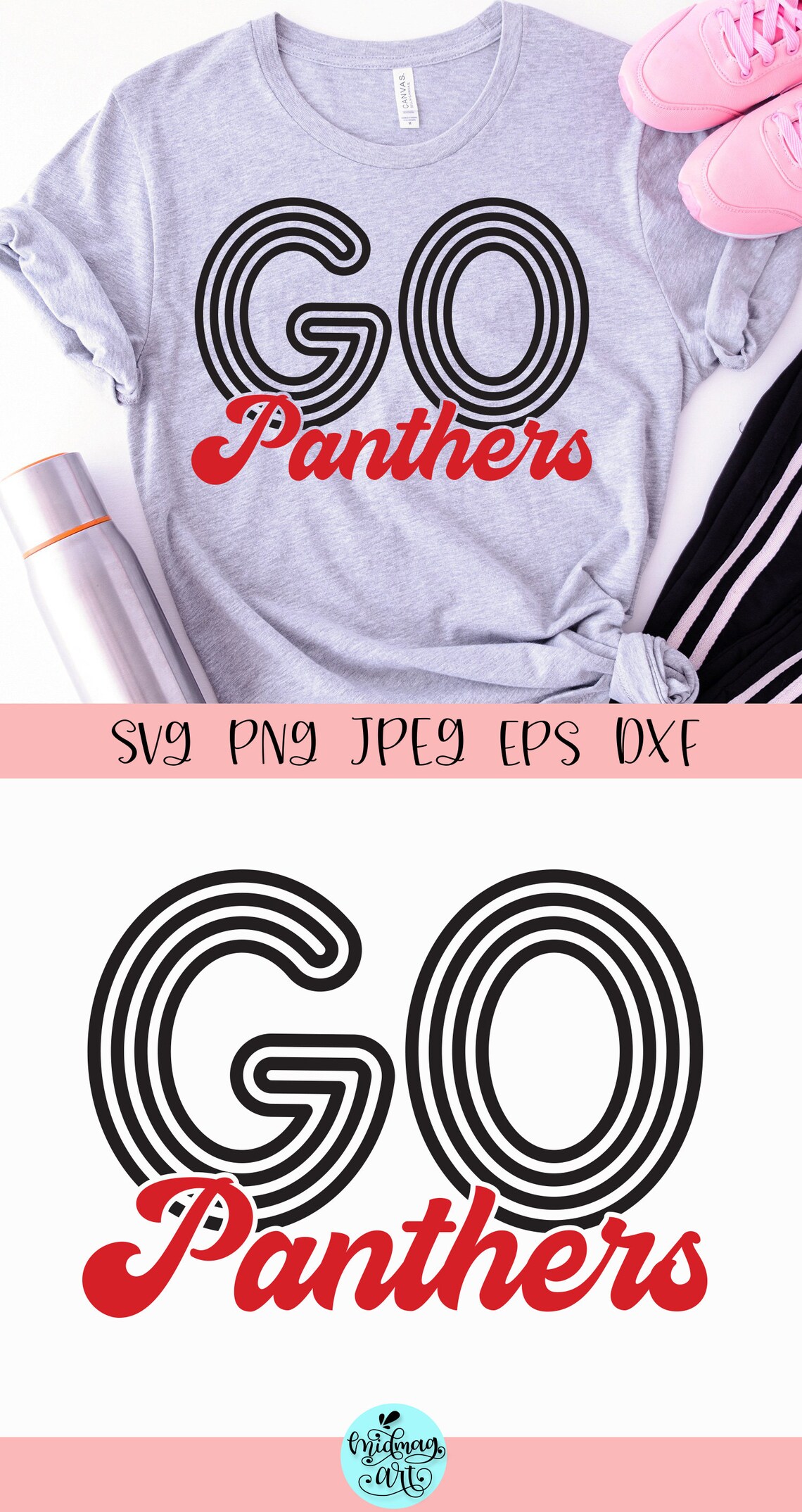 Go Panthers Svg Panther Pride Svg Panther Cut File Panther - Etsy