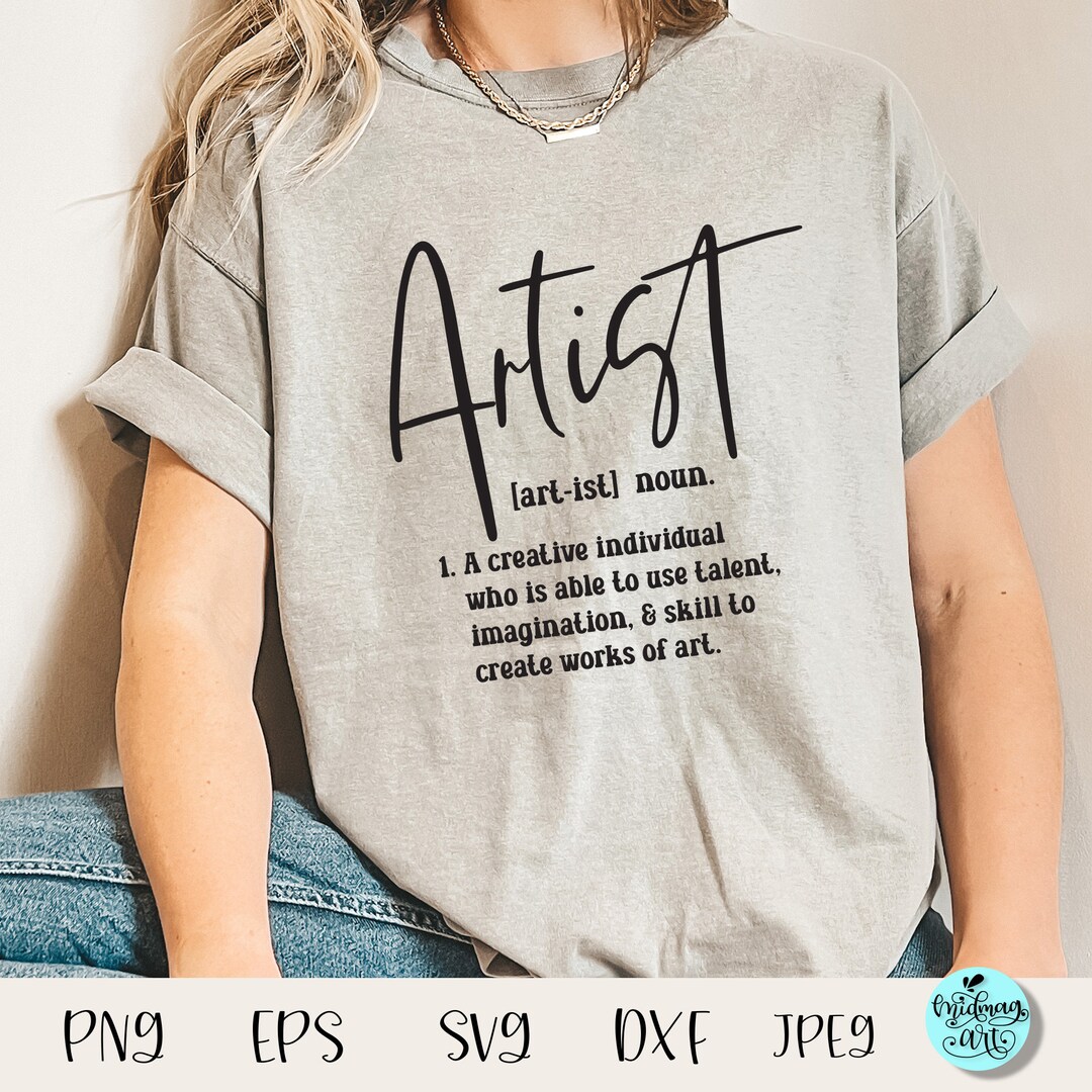 Artist Definition Svg, Art Lover SVG, Artist Svg, Commercial Use ...