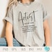 Artist Definition Svg, Art Lover SVG, Artist Svg, Commercial Use ...