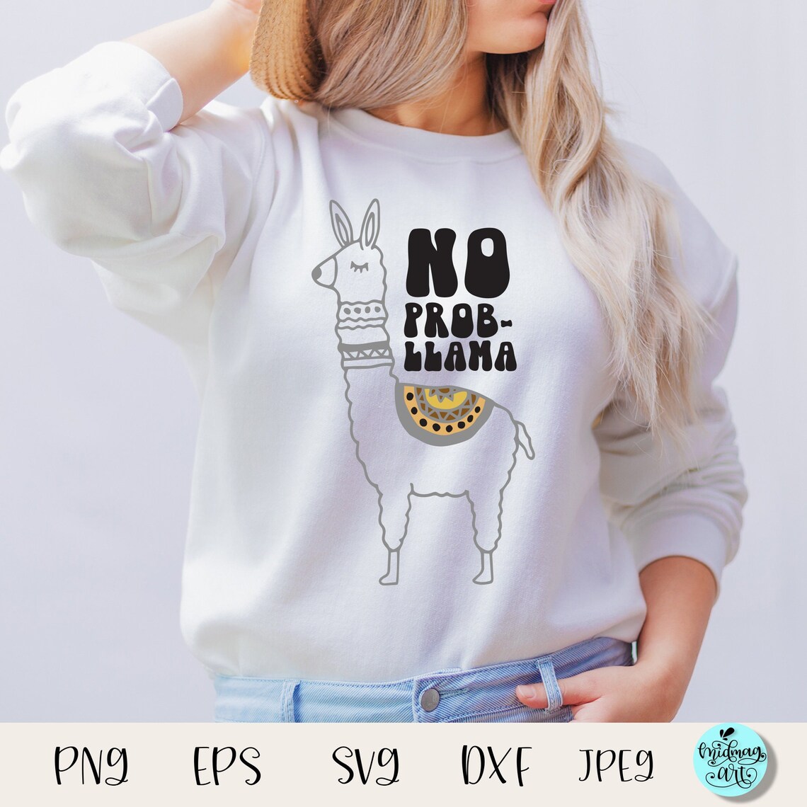 No Probllama Svg Funny School Svg Problem Solver Svg - Etsy