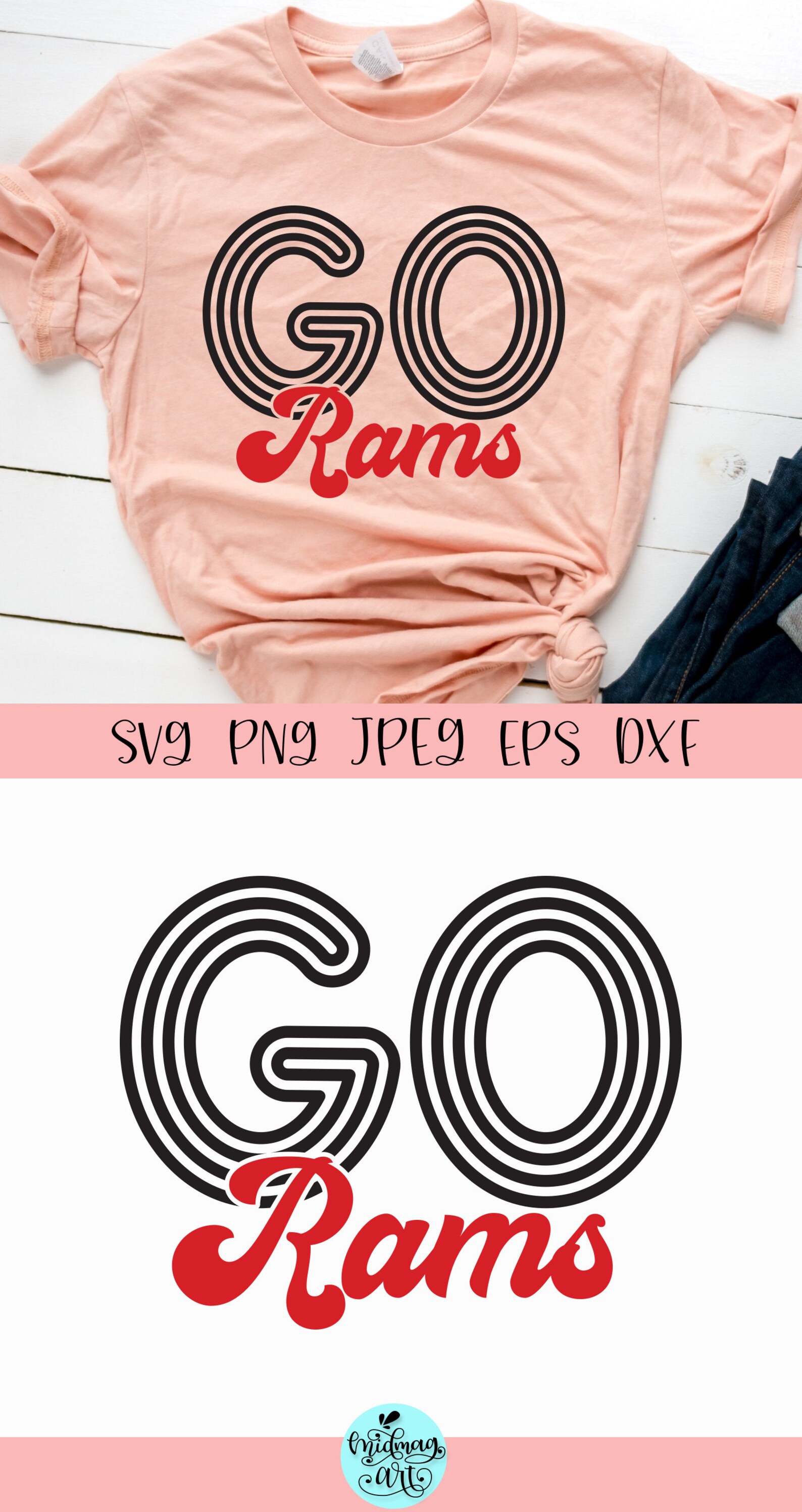 Go Rams Svg Rams Pride Svg Go Rams Svg Team Rams Svg Rams - Etsy