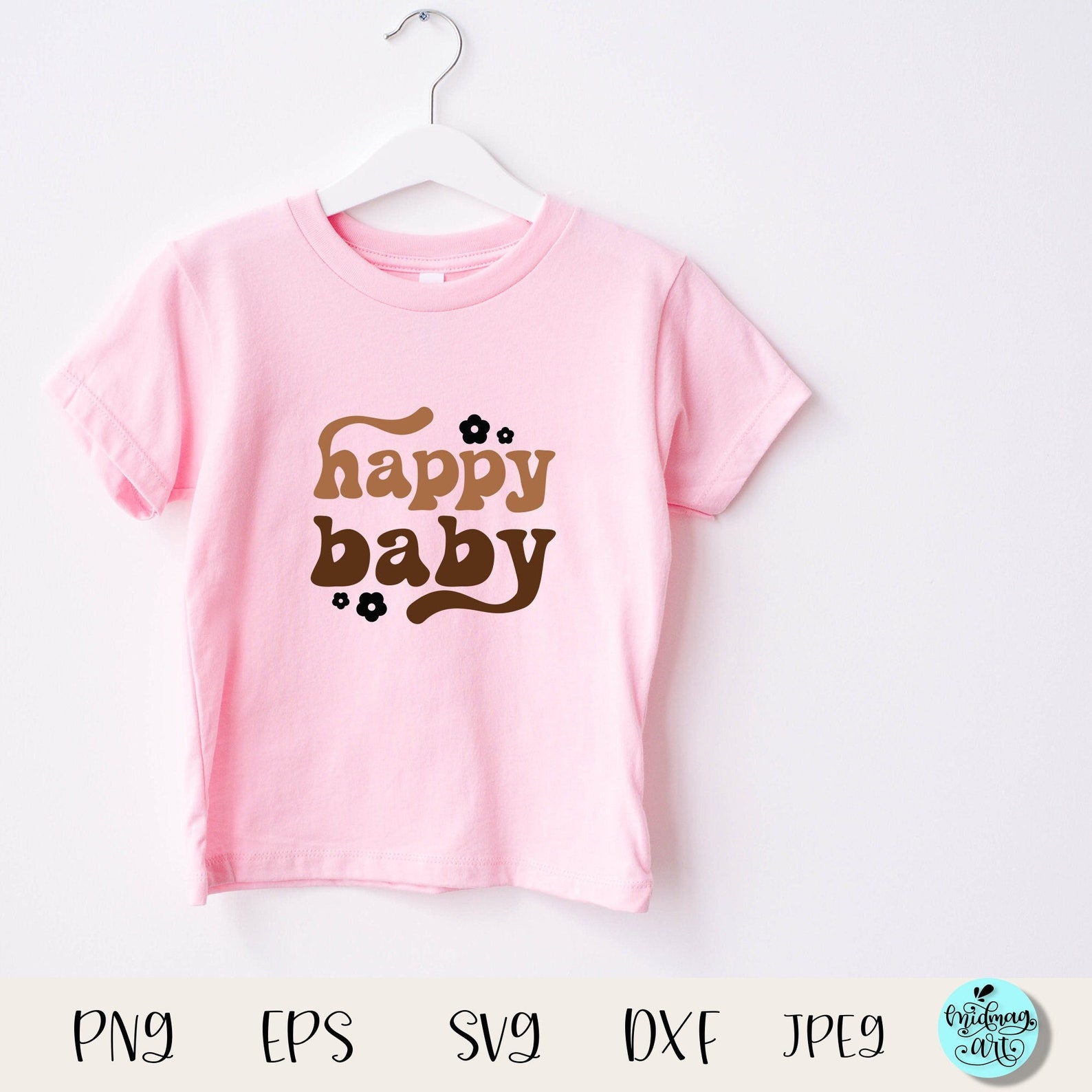 Happy Baby Svg Groovy Baby Svg Hippie Text Font Svg 70s - Etsy