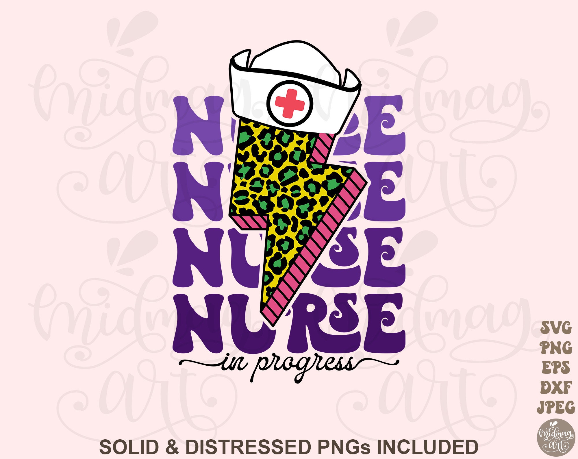 Nurse in Progress Png Svg Nurse Sublimation Design Nurse - Etsy