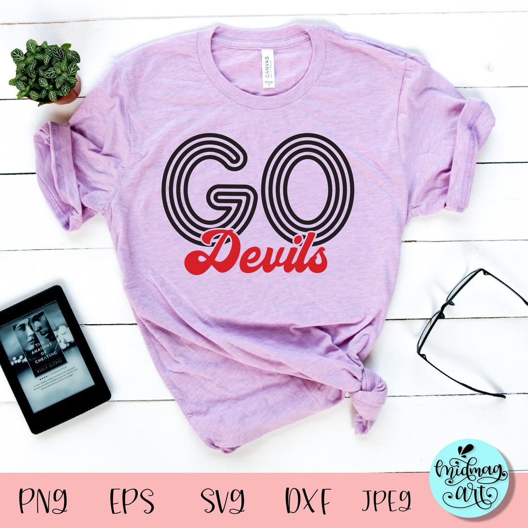 Go Devils Svg, Lets Go Devils Svg, Sports Svg, Devils Svg, Football ...