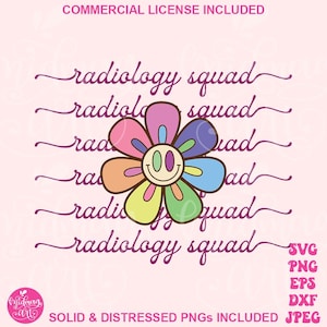 Radiology Technician Squad PNG, Radiology Tech Squad Sublimation Design ...