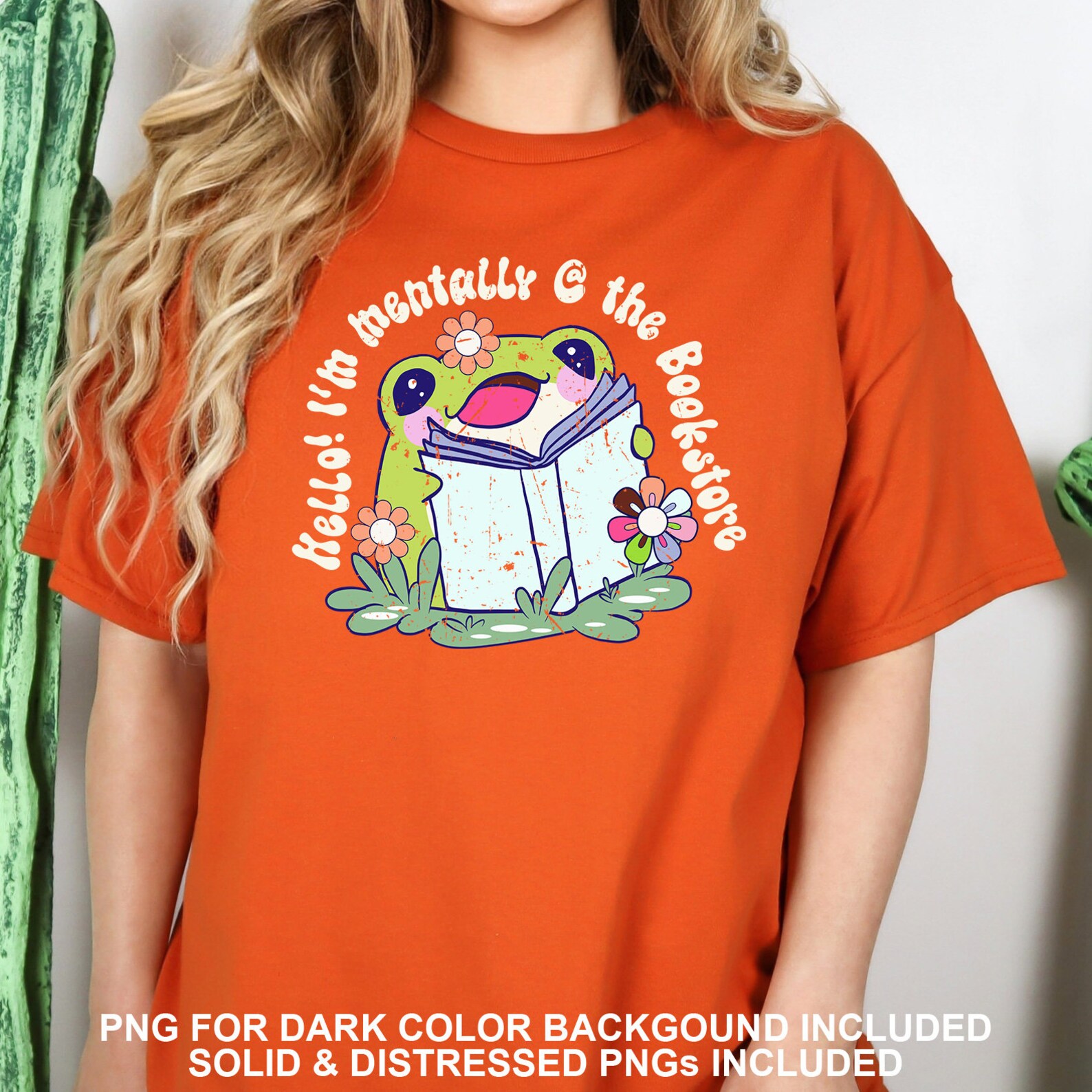 Hello I'm Mentally at the Bookstore PNG, Book Lover Sublimation, Cute ...