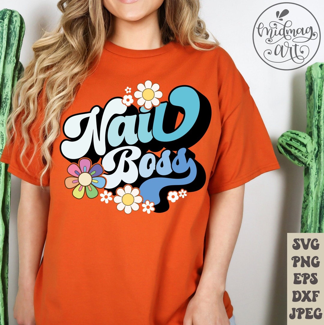Nail Boss SVG PNG, Nail Tech Svg, Cut File, Cricut, Clip Art ...