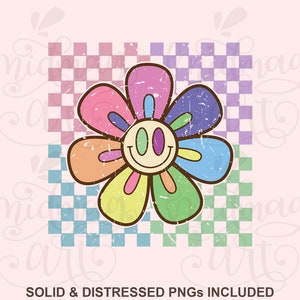 Retro Daisy Png, Daisy Graphic Png, Daisy Smiley Face Png, Smiley Face ...