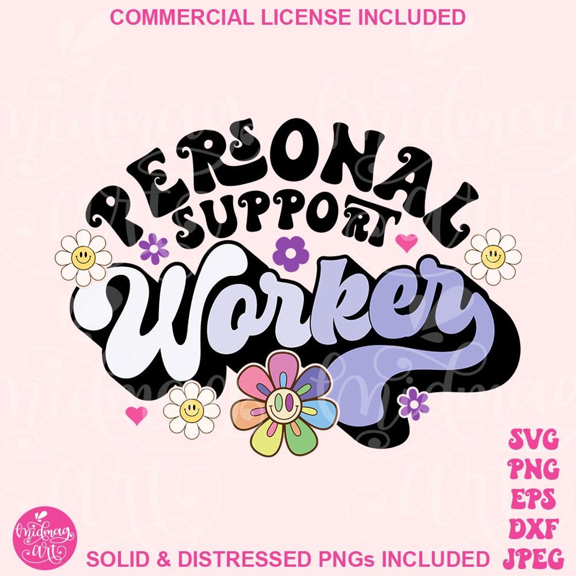 Pesonal Support Worker Png Svg, Sublimation Design Download, Pharmacy ...