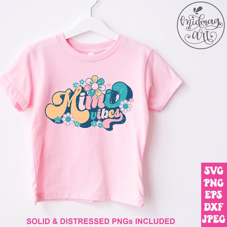 Mimi Vibes PNG, Mimi Svg, Stylish Mimi Shirt Design, Gift for Grandma ...