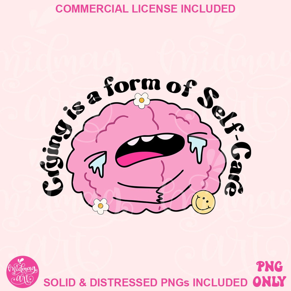 Crying is a Form of Self Care PNG, Doing My Best, Mental Health ...