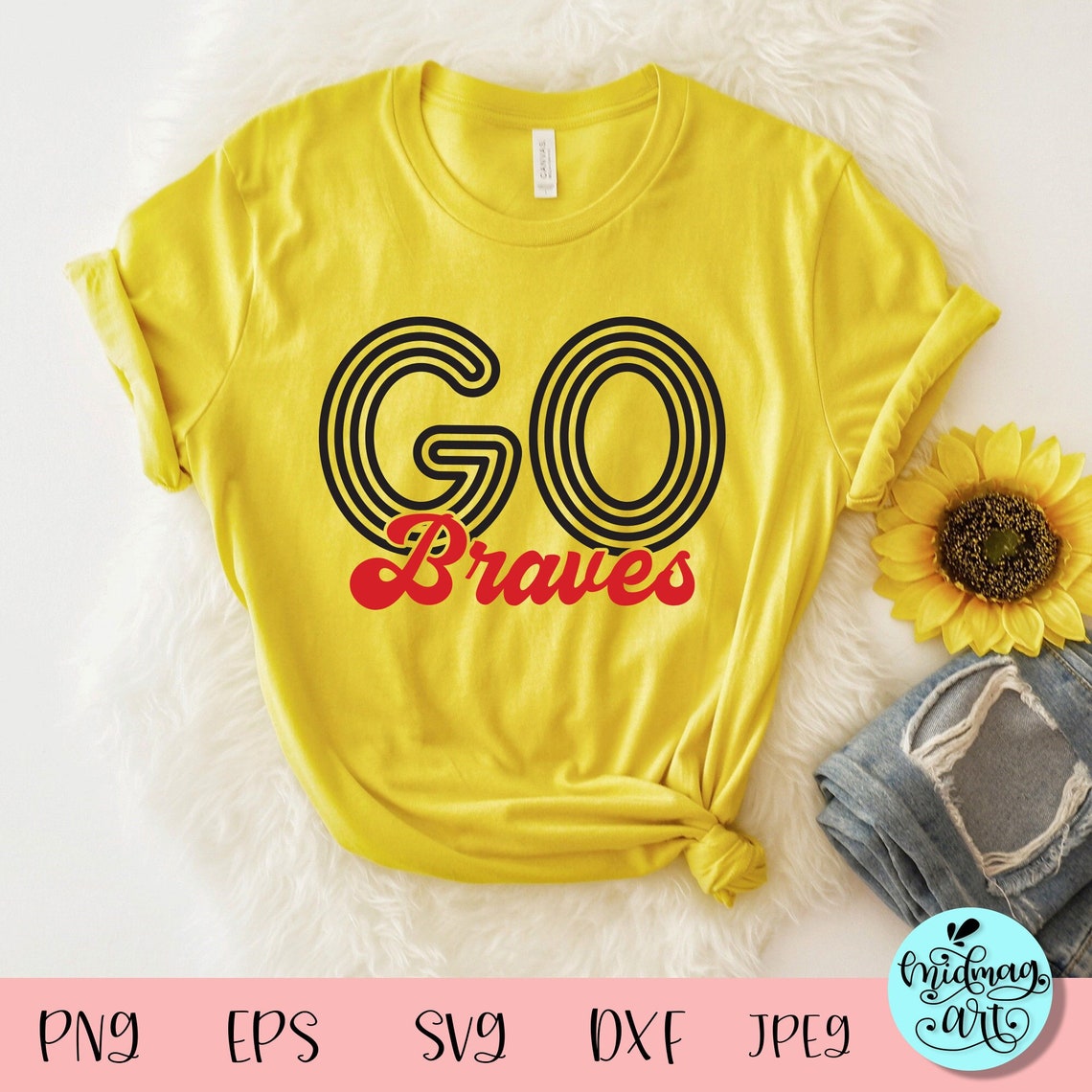 Go Braves Svg, Brave Pride Svg, Braves Cut File, Lets Go Braves Svg ...