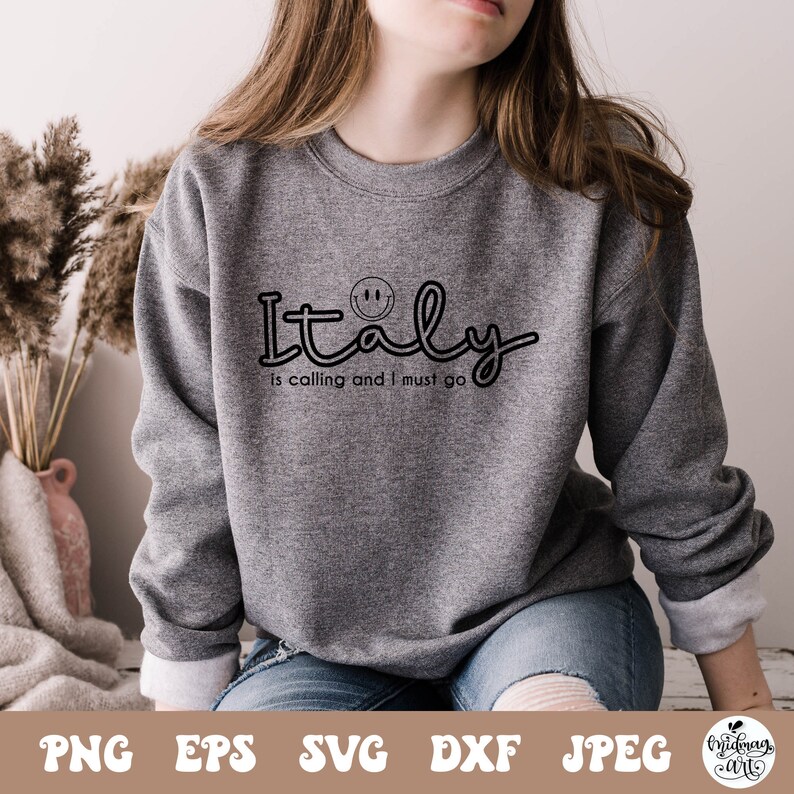 Italy is Calling and I Must Go Png Svg, Travel Gift Png, Italy is ...