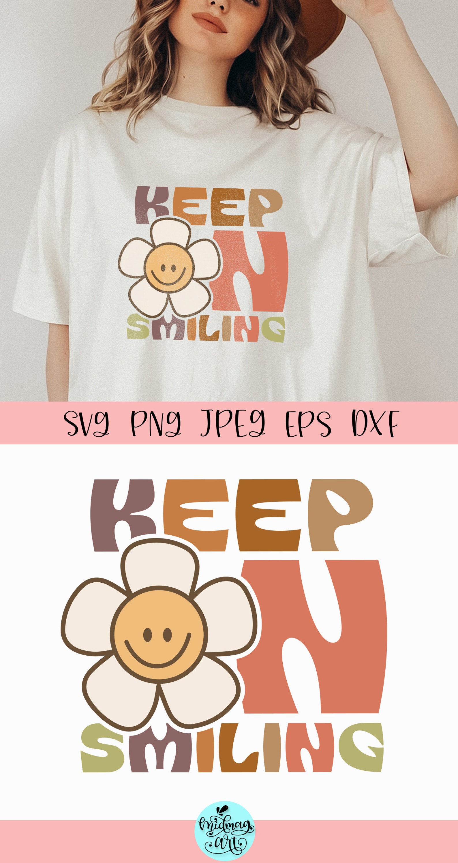 Keep on Smiling Svg Choose Kindness Png Kindness - Etsy
