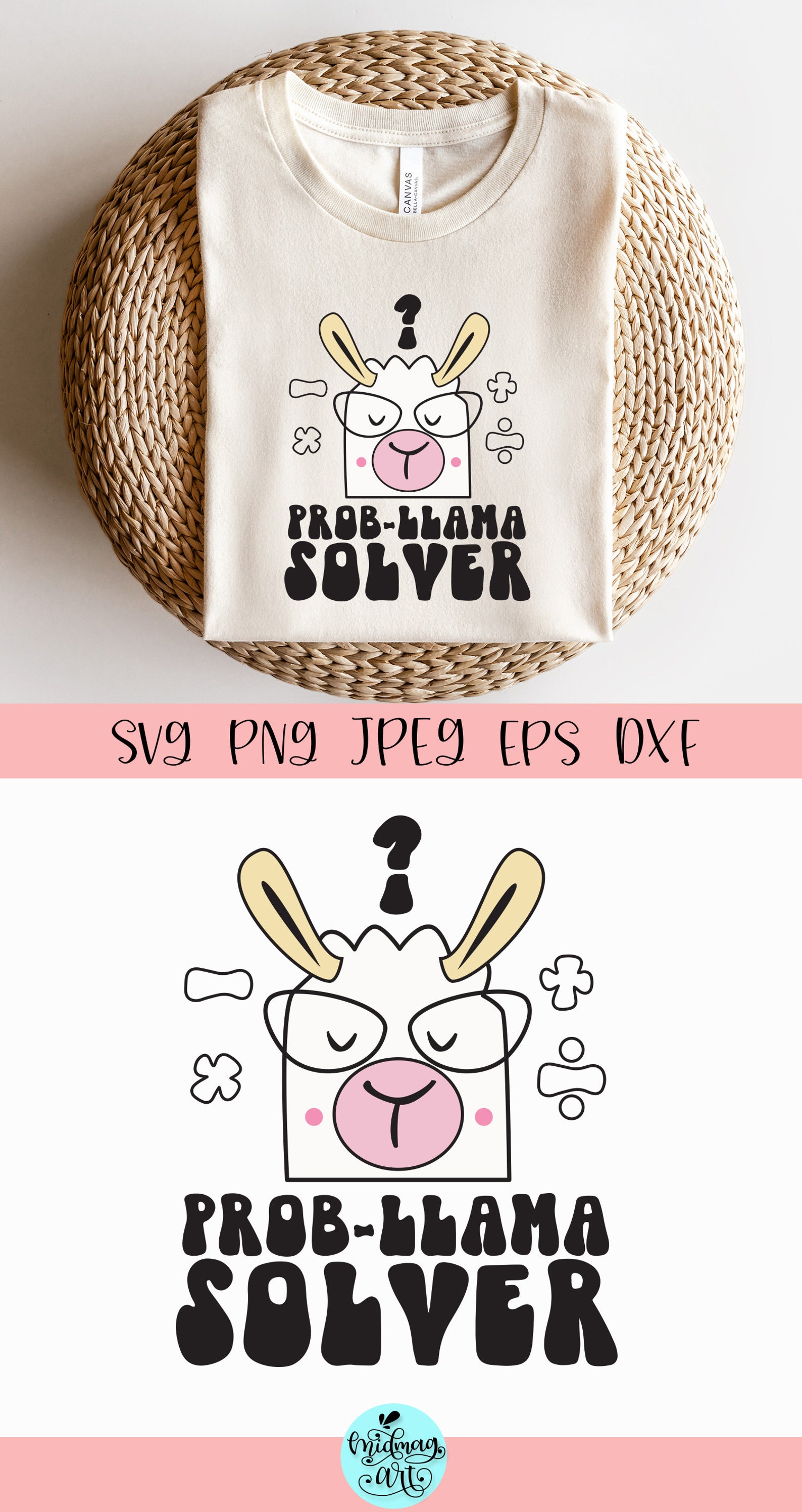 Probllama Solver Svg Digital Download Cutting File Cameo - Etsy