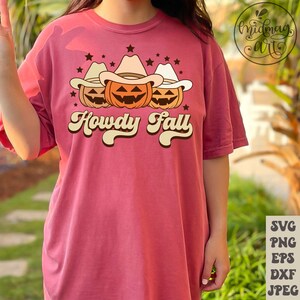 Howdy Fall SVG PNG, Howdy Cow Print Svg, Fall Shirt Svg, Western Svg ...