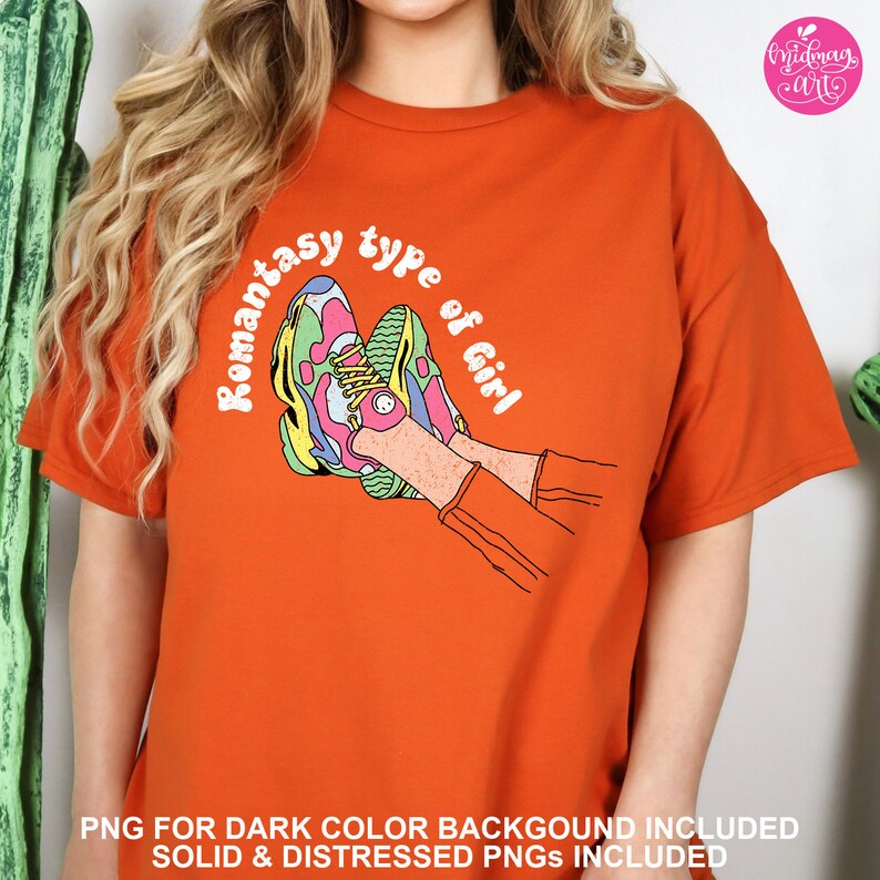 Romantasy Type of Girl PNG, Book Lover Sublimation, PNG File, Cute ...