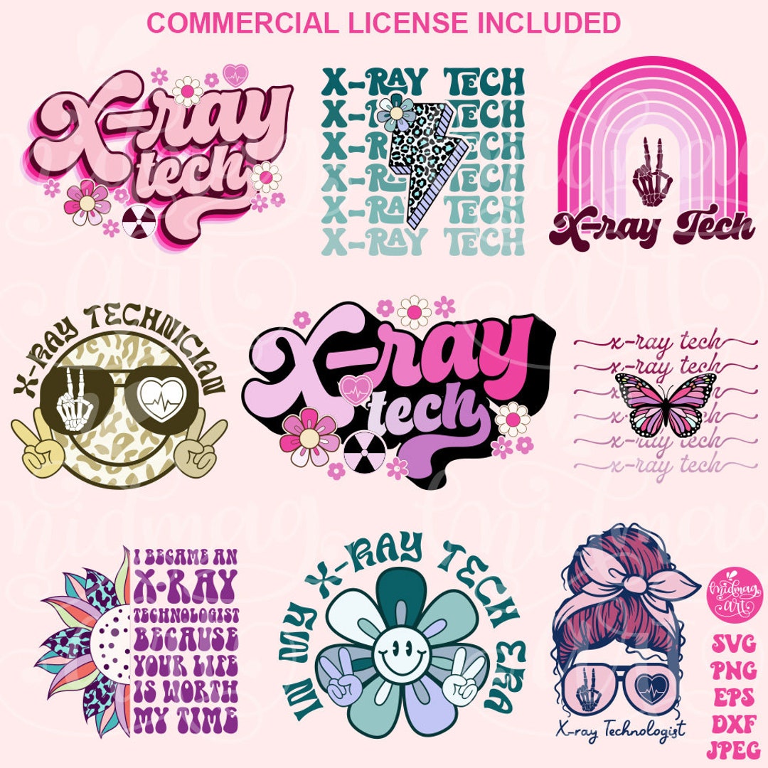 X-ray Tech Svg Png Bundle, X-ray Technologist Svg, X-ray Technician Svg ...