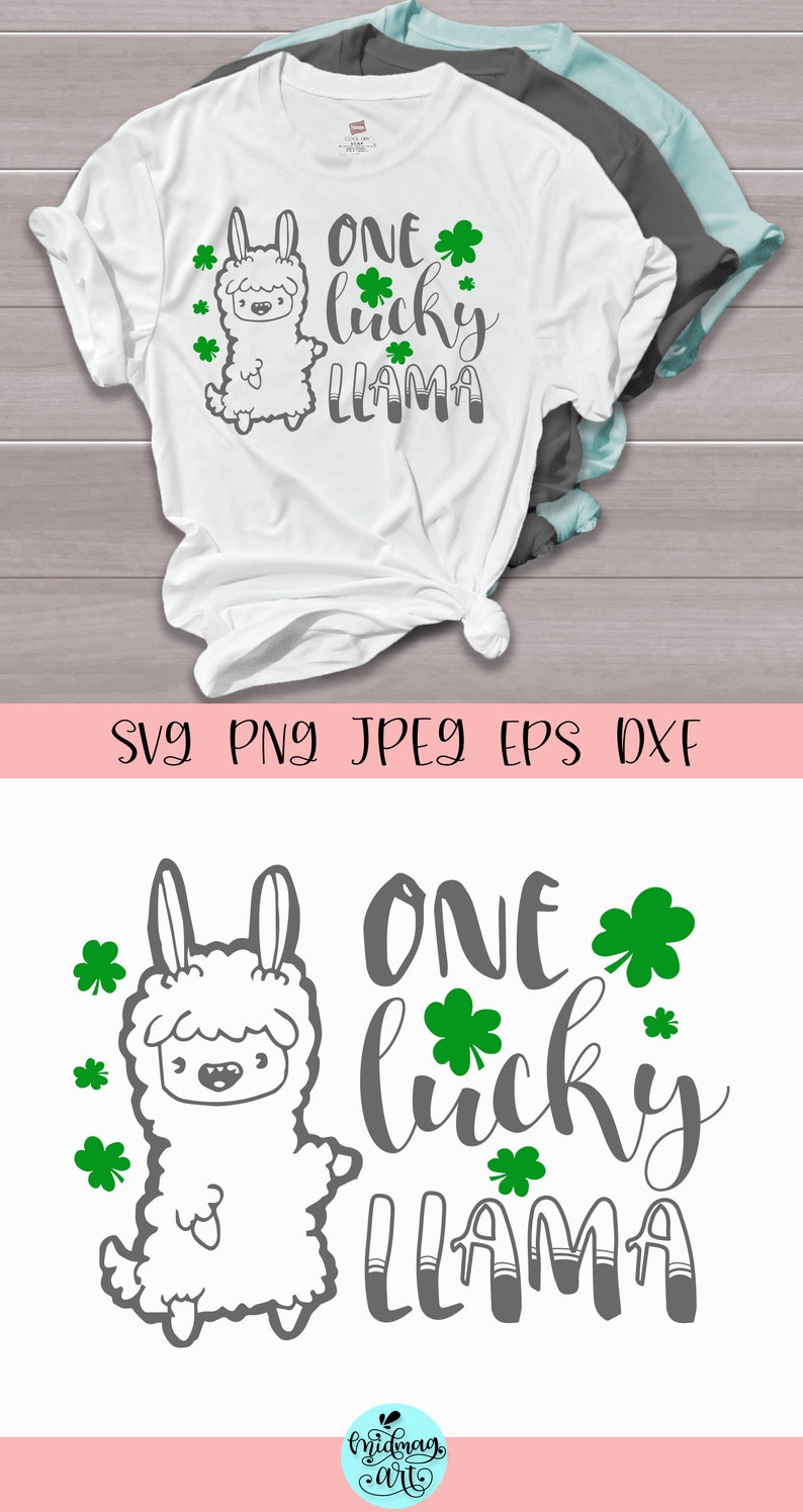 One Lucky Llama Svg Llama St Patricks Llama Svg Lucky Llama - Etsy