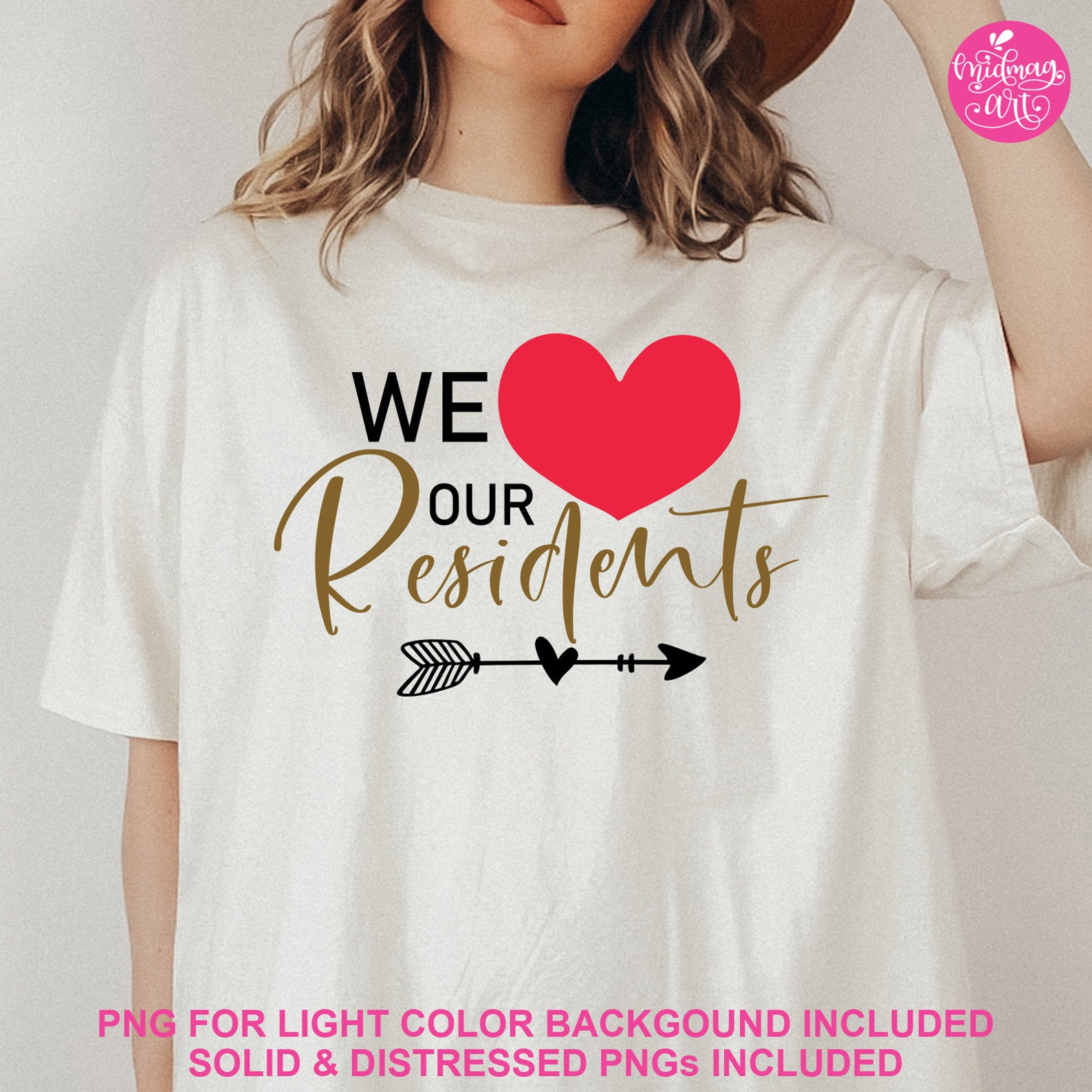 We Love Our Residents Svg, Svg, Love Svg, Sayings Svg, Dxf, Eps, Png ...