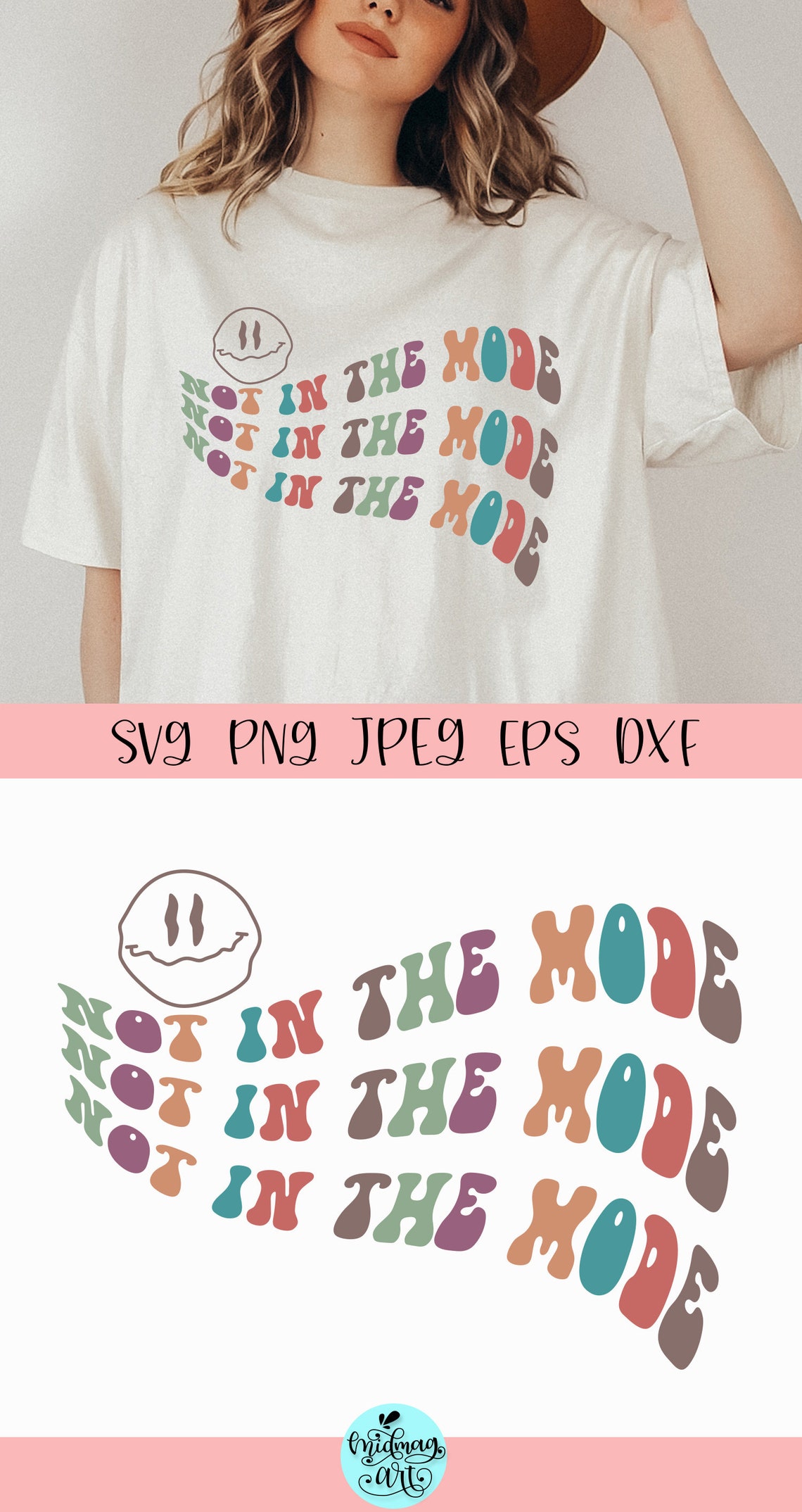 Not in the Mood Svg Not in the Mood SVG Decal Files Not in - Etsy