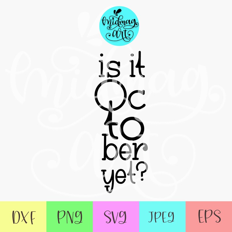 Is It October yet Svg My Favorite Color is October Svg Fall - Etsy