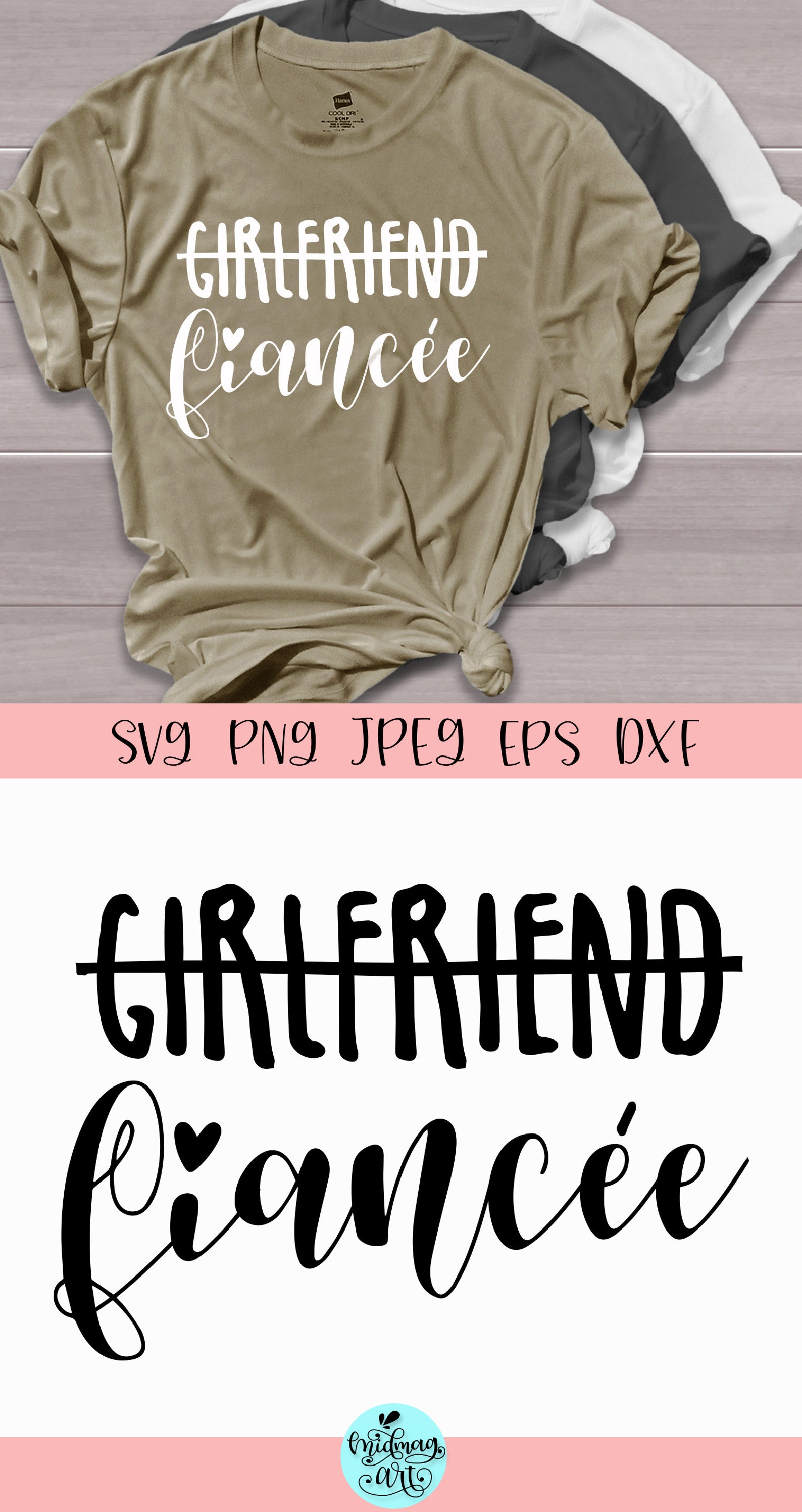 Girlfriend Fiancee Svg Engagement Svg Fiance Svg Bride Svg - Etsy