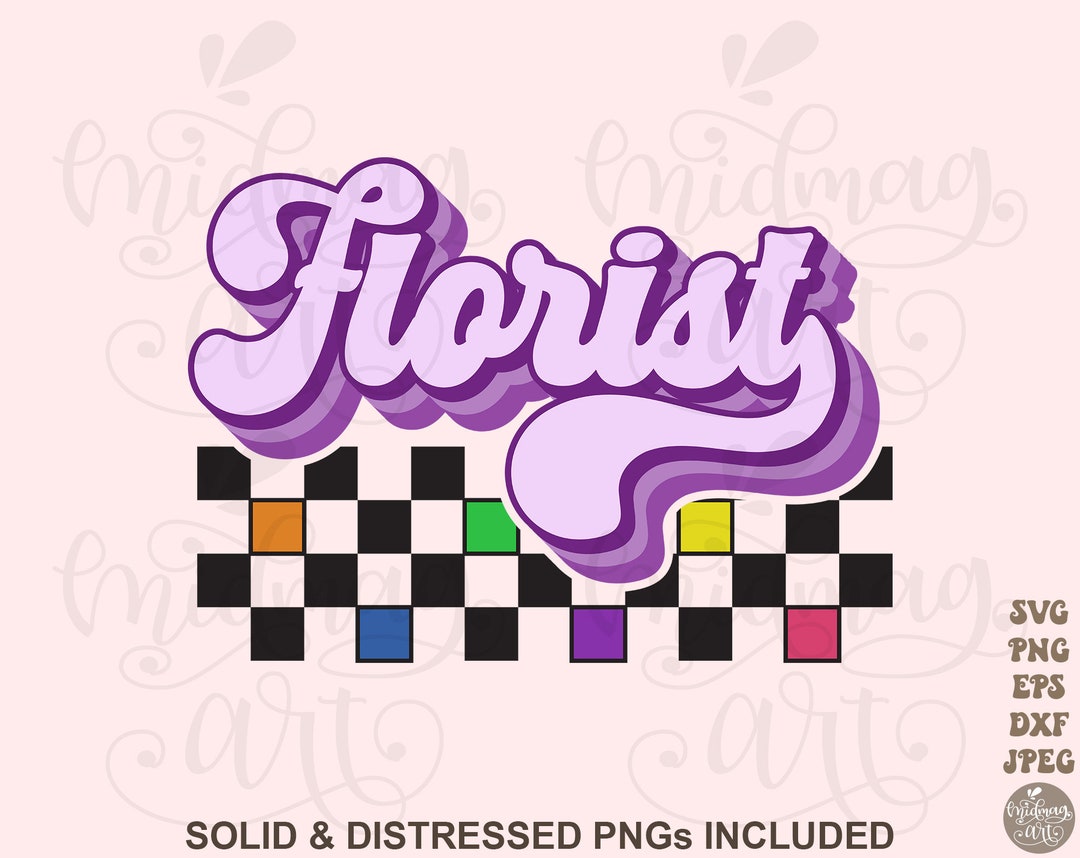 Florist Png Svg, Florist Flower Svg, Flower Svg, Shirt, Florist ...