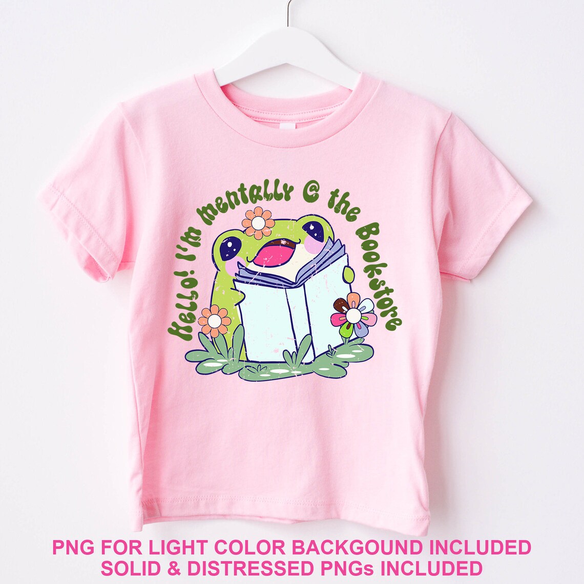 Hello I'm Mentally at the Bookstore PNG, Book Lover Sublimation, Cute ...