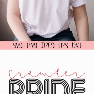 Crowder Pride Svg Go Crowders Svg Team Crowders Svg - Etsy