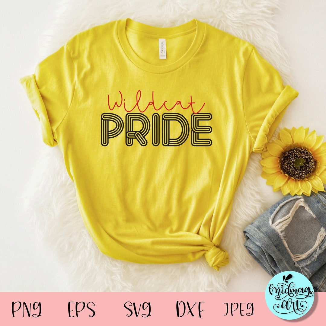 Wildcat Pride Svg, Wildcat Cut File, Sports Cutting File, Sports Shirt ...