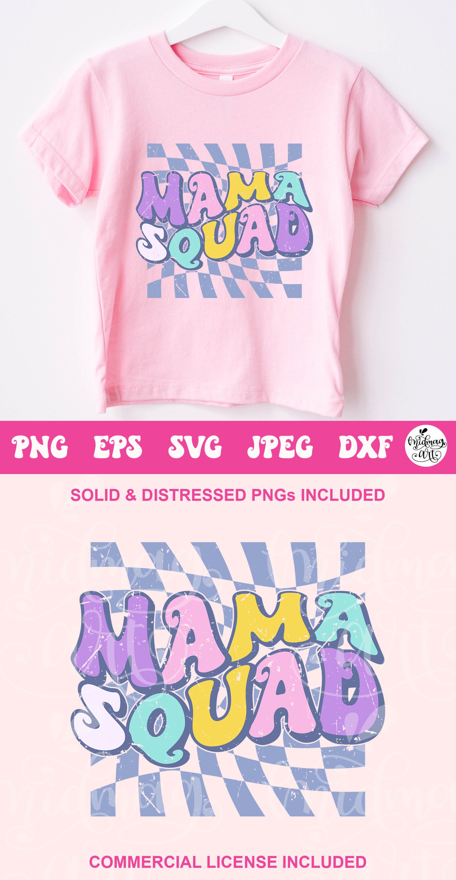 Mom Squad SVG, Mom Cut Files, Mom Squad SVG Vector, Mother's Day Clip ...