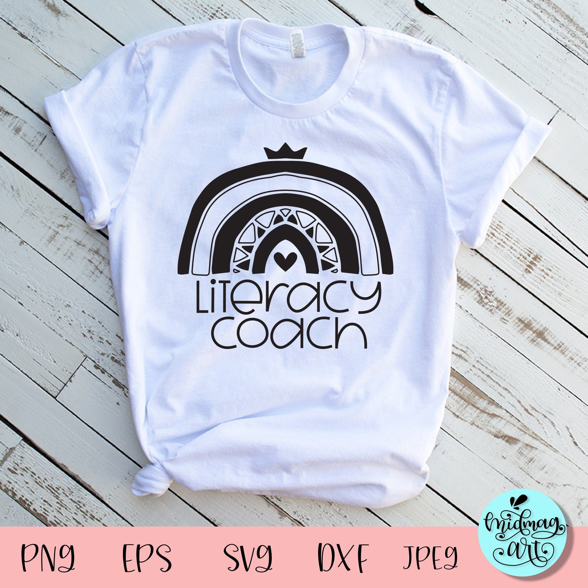 Literacy coach svg teacher svg coach svg funny teacher svg | Etsy