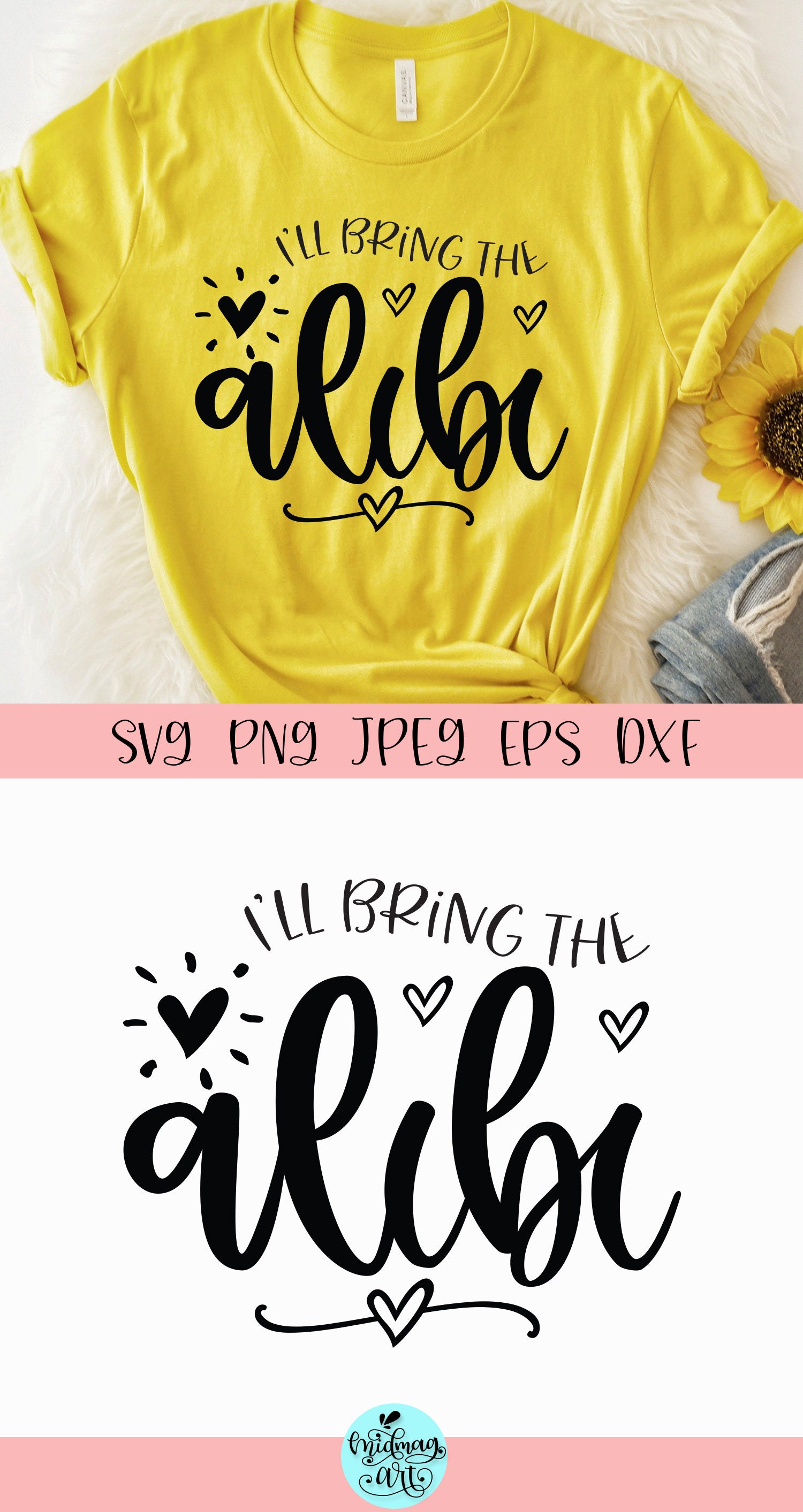 I'll Bring the Alibi Svg Funny Wine Svg Funny | Etsy