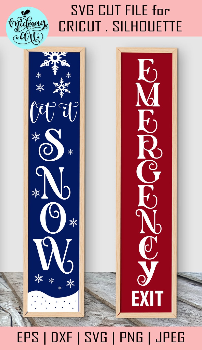 Porch Sign Svg Bundle Emergency Exit Porch Sign Svg Feliz - Etsy