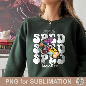 Sped Special Education Teacher Png, Retro PNG, School Png, Teacher Png ...