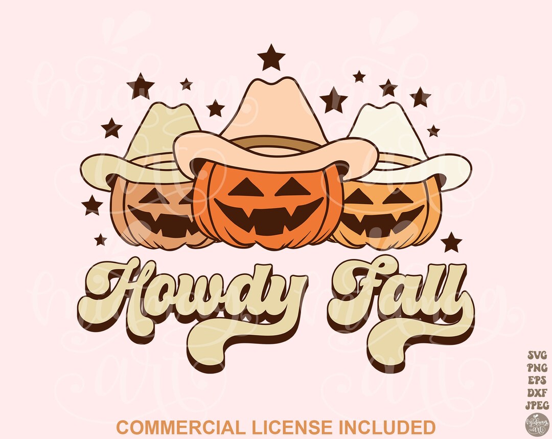 Howdy Fall SVG PNG, Howdy Cow Print Svg, Fall Shirt Svg, Western Svg ...