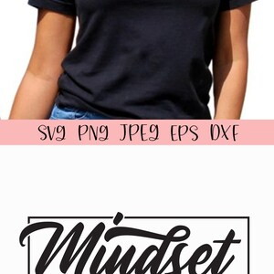 Mindset Matters SVG, Motivational Sublimation, Inspirational Png, Women ...