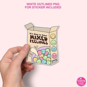 It's Okay to Have Mixed Feelings PNG, Love Yourself Png, You Matter Png ...