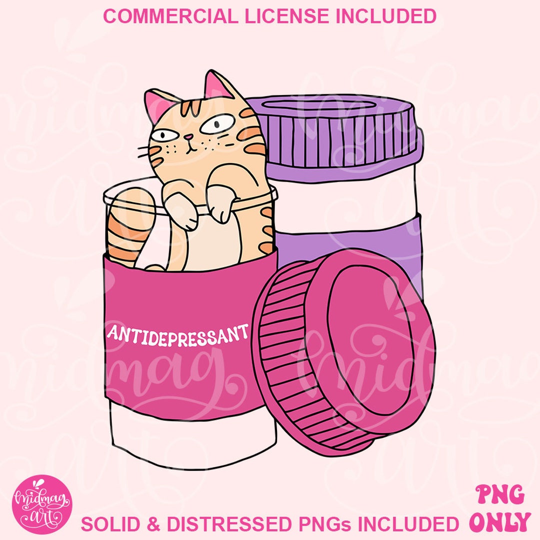 Antidepressant Png, Mental Health Matters, Cute Design for Shirts ...