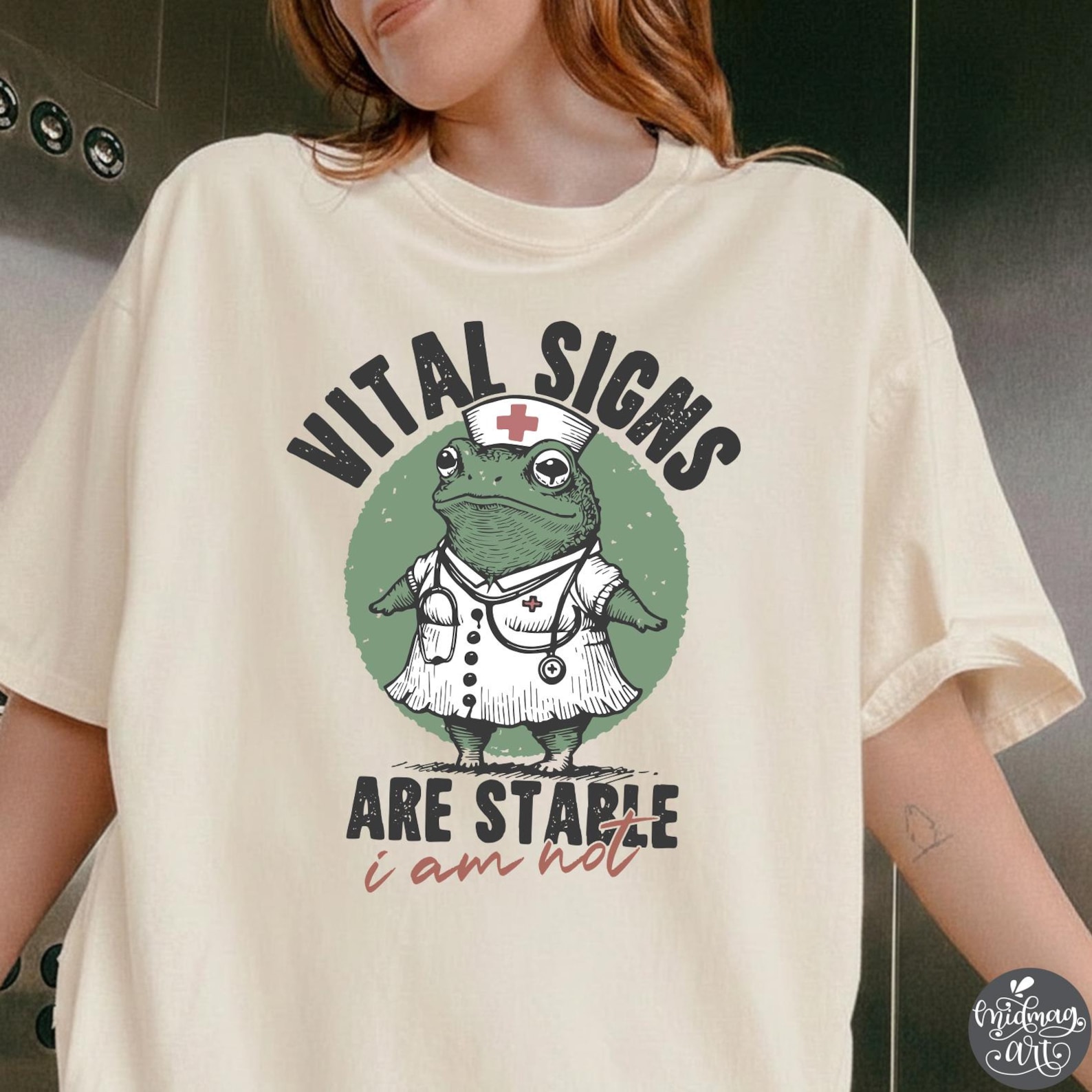 Vital Signs Are Stable I Am Not PNG, Funny Sarcastic Frog Nurse Medical ...