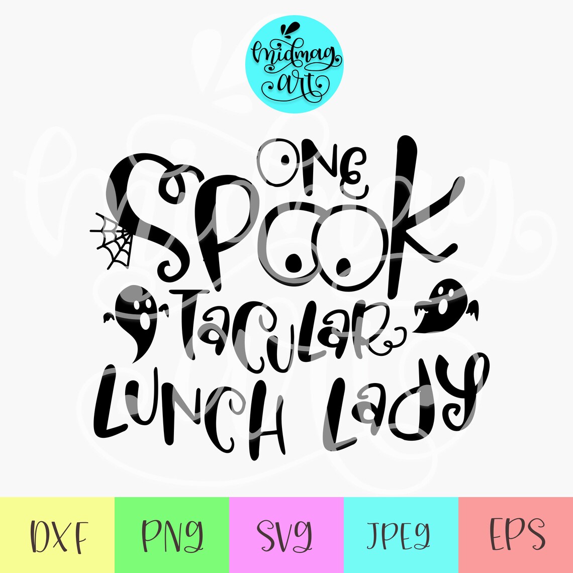 One Spooktacular Lunch Lady Svg Lunch Lady Svg Cafeteria Etsy