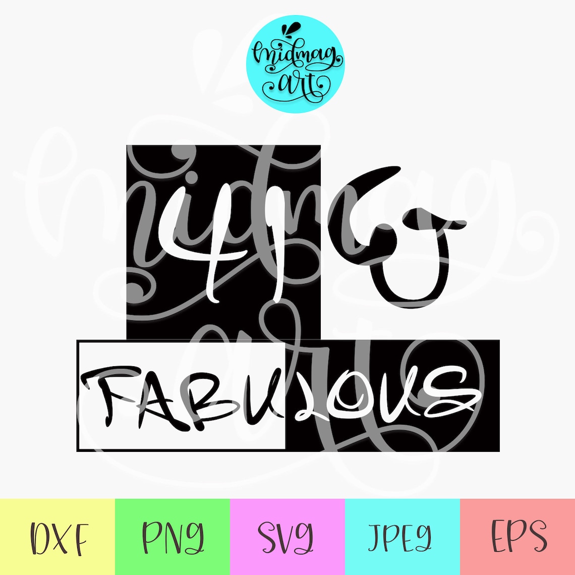 41 and fabulous svg 41st birthday svg womens birthday svg | Etsy