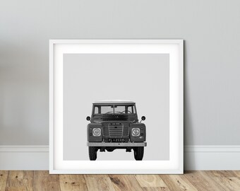 Land Rover Art Prints Classic Car Prints Poster Home | Etsy