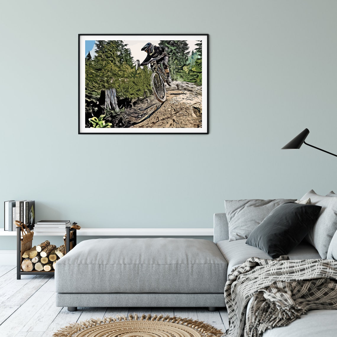 Enduro Downhill Mountain Bike Mtb Printable Art Print - Etsy