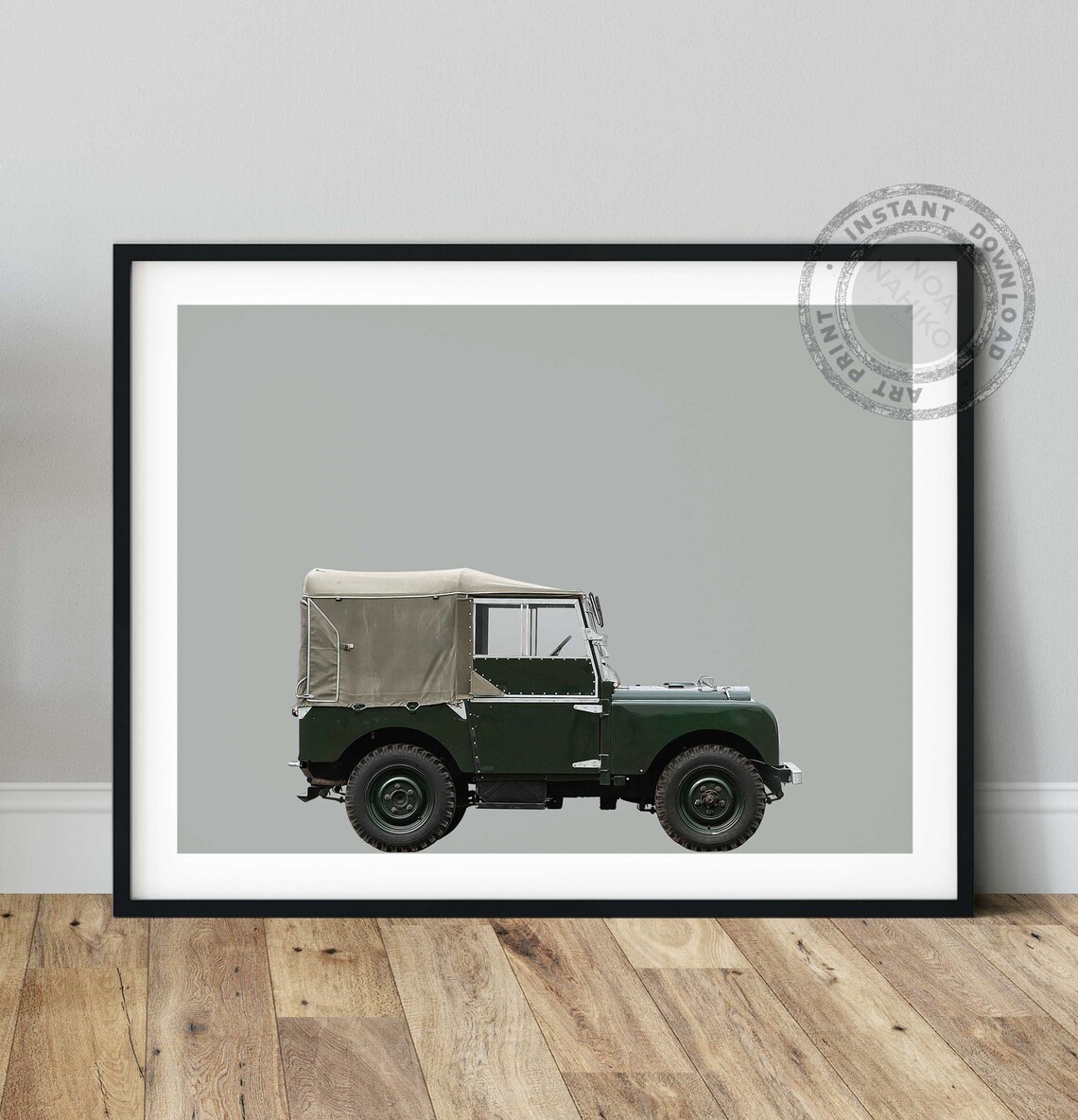 Land Rover Series I Classic Car Printable Car Art Print - Etsy