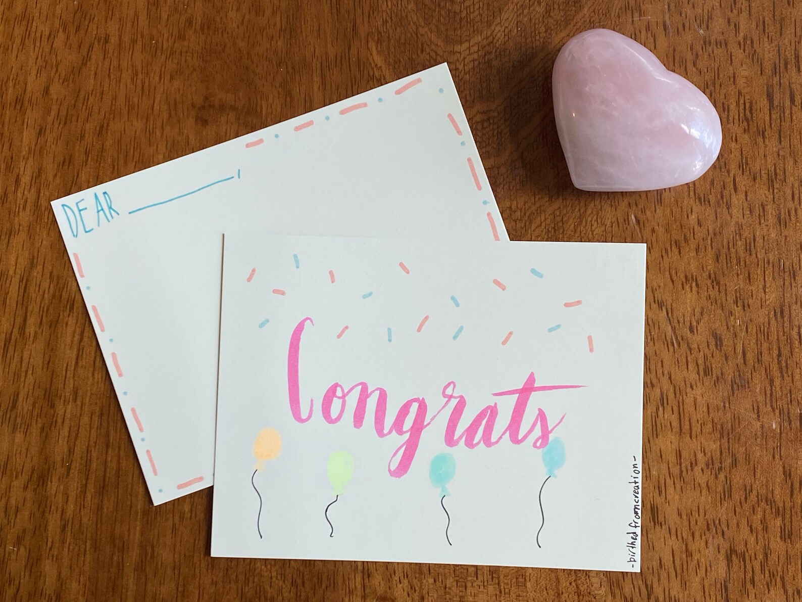 Félicitations Handmade Papeterie Cards Set Cartes et - Etsy France