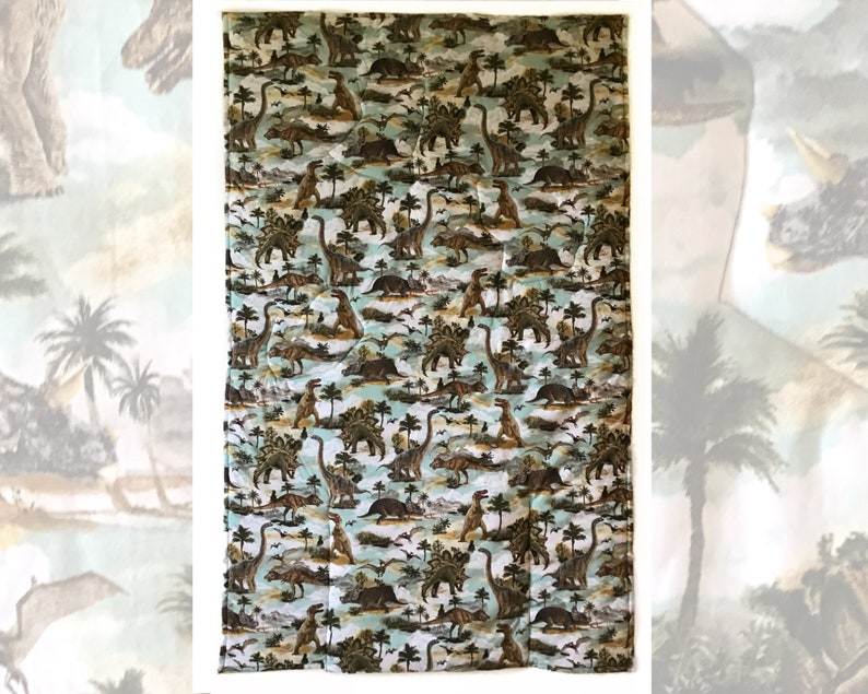 T Rex and Friends Quilt - Folds Into a Pillow (quillow) Single Bed Size ...
