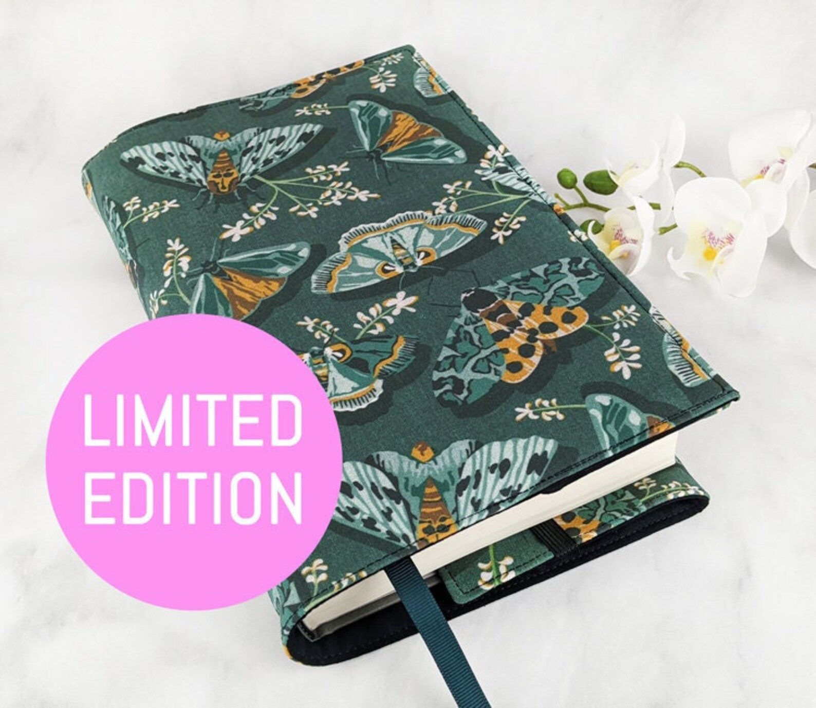 Adjustable Book Cover Fabric Book Cover Witchy Book Sleeve - Etsy