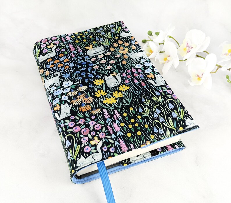 Adjustable Book Cover - Fabric Book Cover - Fabric Book Sleeve ...